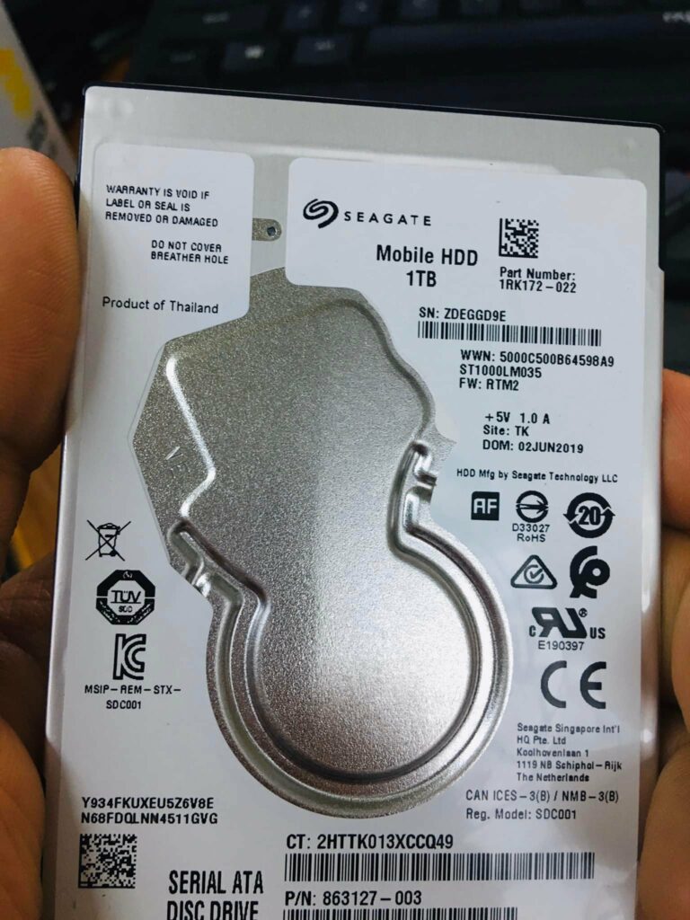 Ổ cứng laptop SEAGATE Mobile HDD/ 1TB – hàng mới chính hãng SEAGATE ...